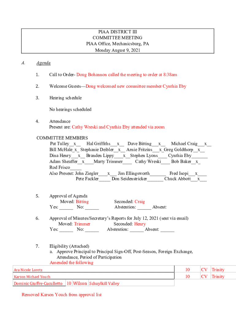 Fillable Online GOVERNOR MIFFLIN AD PAT TULLEY IS NEW VICE ... Fax ...