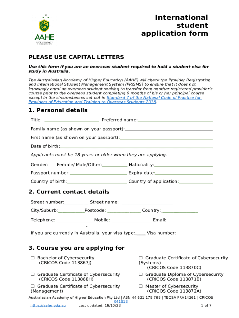 aahe-application- Doc Template | pdfFiller