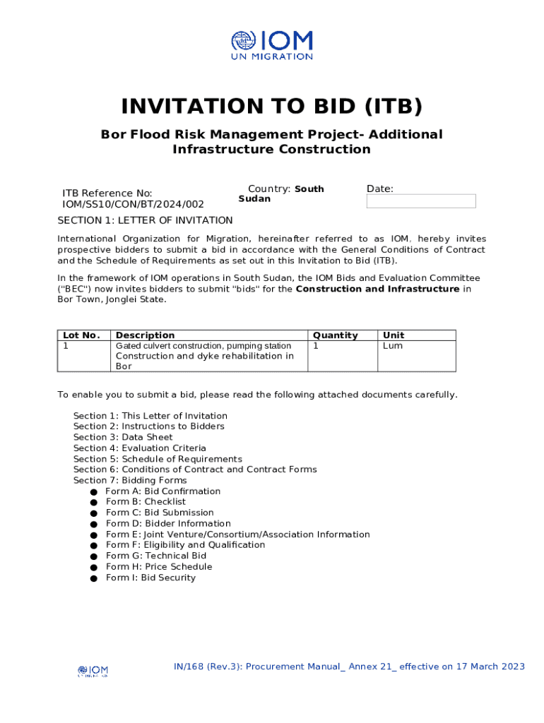 IOM launches 11 million project to tackle floods in Bor Doc Template ...