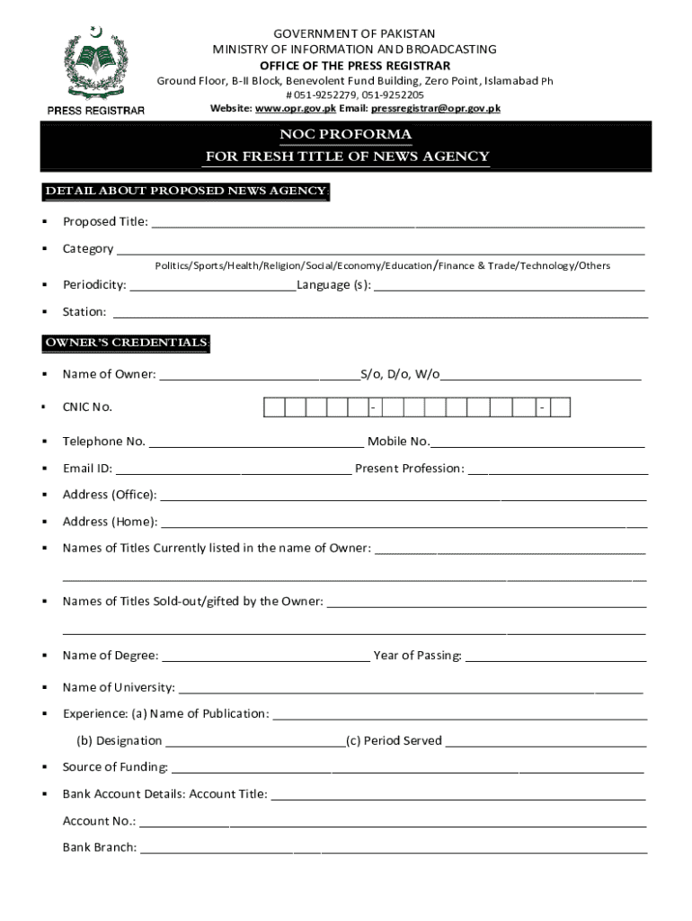 Fillable Online Ground Floor, B-II Block, Benevolent Fund Building ...