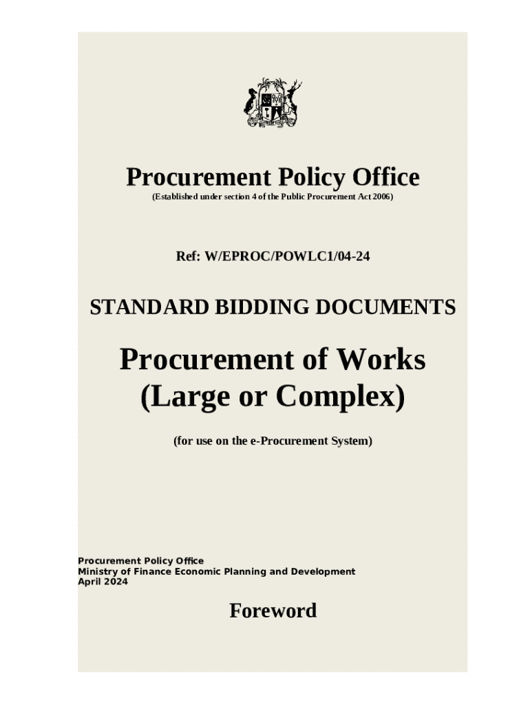 Corruption Prevention in Direct Procurement - ppo govmu Doc Template ...