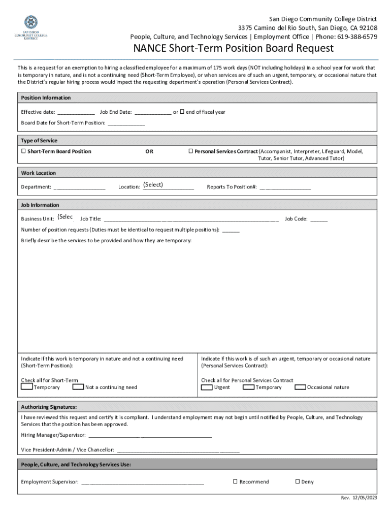 Fillable Online HR NANCE Pos Auth Form Fax Email Print - pdfFiller