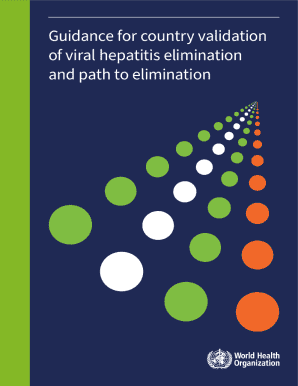 Fillable Online New WHO guidance for country validation of viral ...