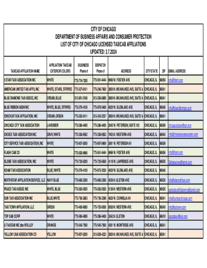 Fillable Online Public Passenger Vehicle Inspection ScheduleCity of ...