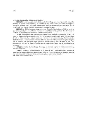 470-0021, Certificate of Vision Screening Doc Template | pdfFiller