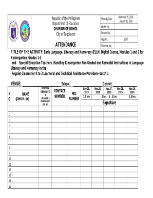 DepEd Bohol - In DepEd Bohol, we care for all! Doc Template | pdfFiller