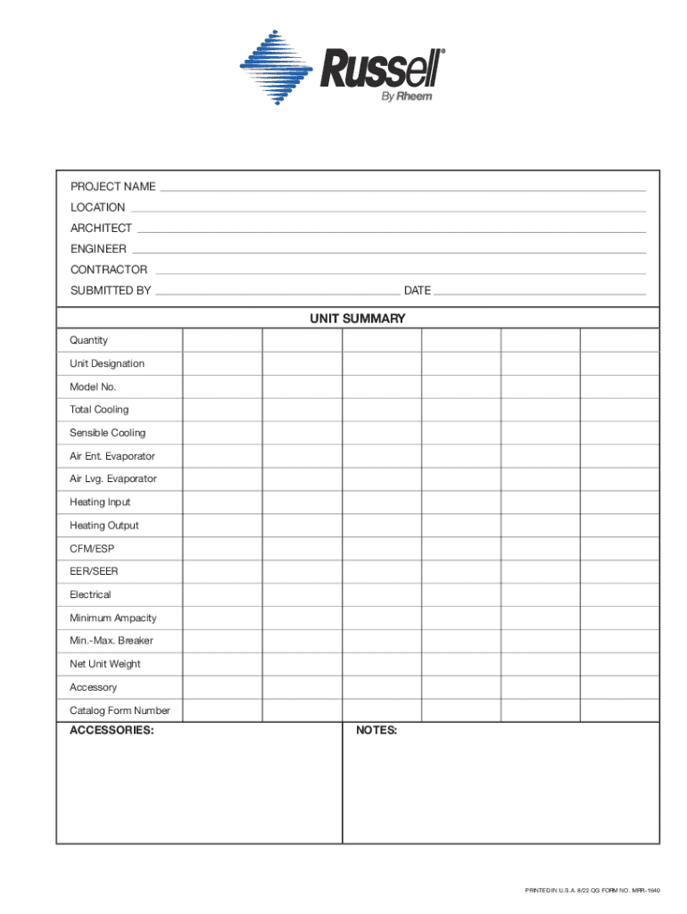 Fillable Online Vantix Line RD17AZ Side-Discharge Universal Heat Pumps ...