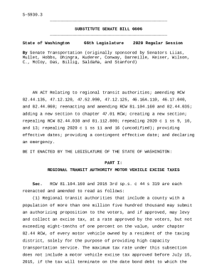 Senate Bill Report SB 6304 Doc Template | pdfFiller
