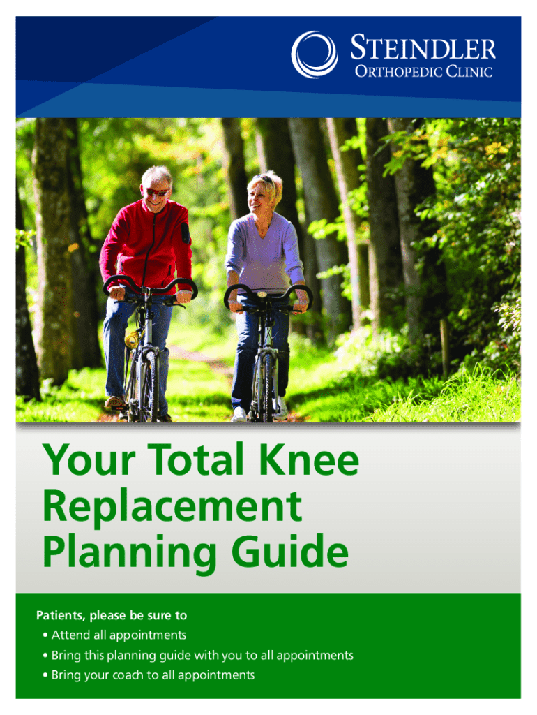 Fillable Online Your Knee Replacement Planning Guide Fax Email Print ...