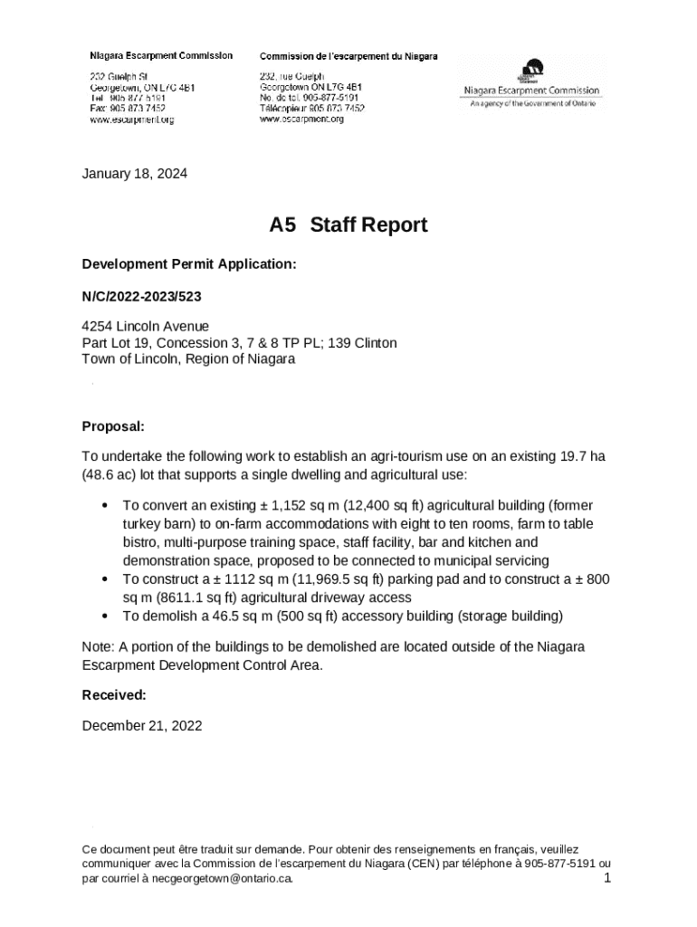 A5 Staff Report Doc Template | pdfFiller