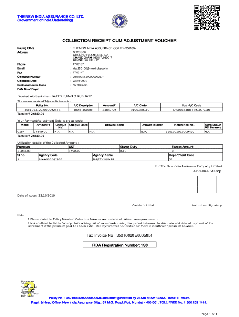 Fillable Online policy schedule cum certificate of insurance Fax Email ...
