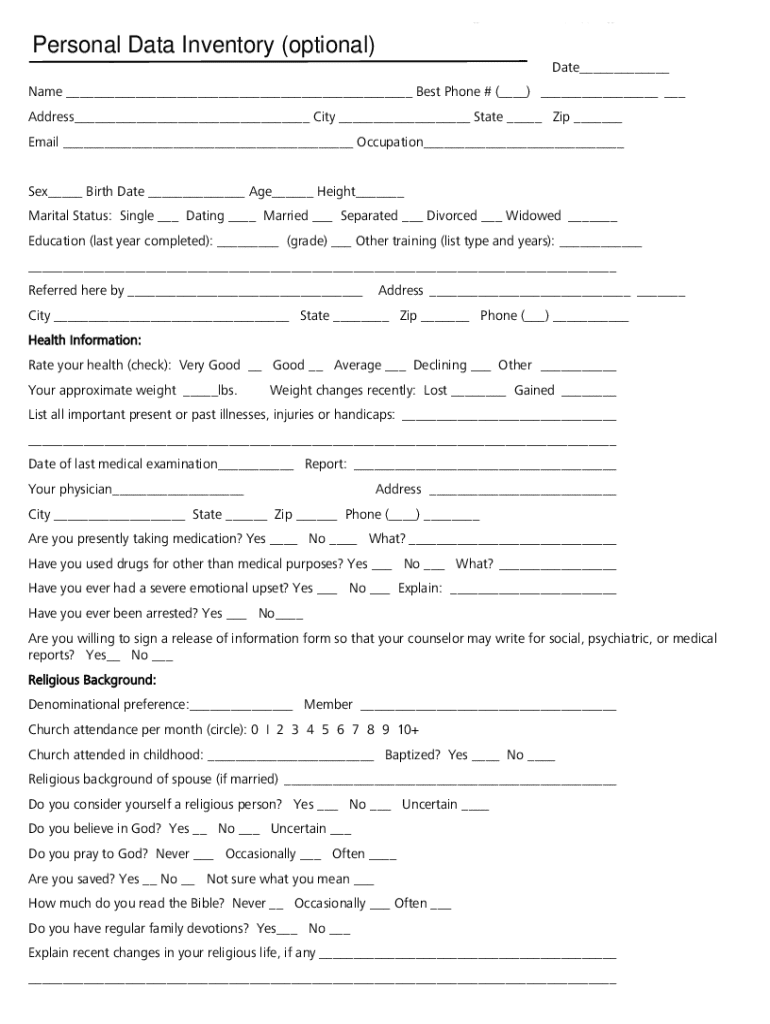 Fillable Online GDPR - What is considered personal data? - Page 2 Fax ...