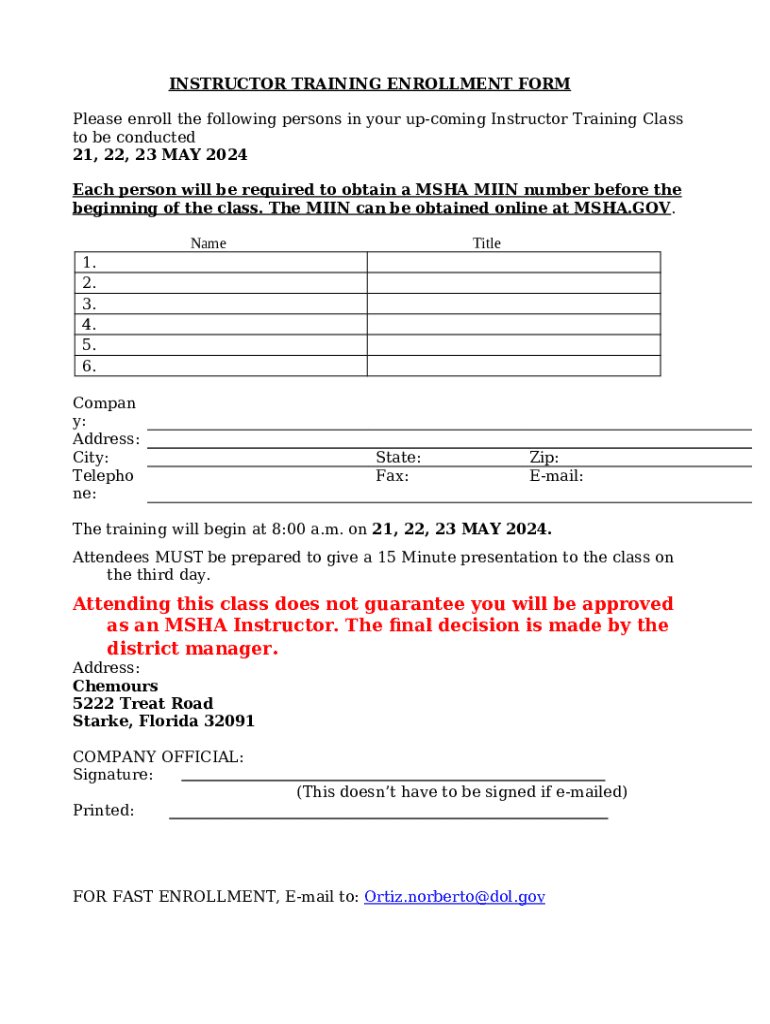Instructor Course Fact Sheets, Materials & LinksRed Cross Doc Template ...