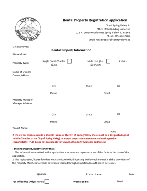 Fillable Online Rental Inspection Forms Fax Email Print - pdfFiller