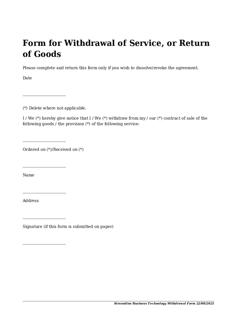 Fillable Online PERSONAL DATA CONSENT WITHDRAWAL FORM Fax Email Print ...