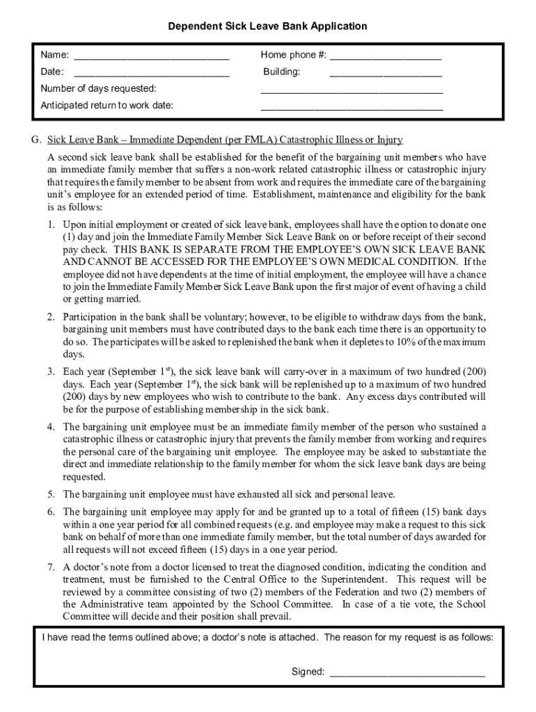 Fillable Online Sick-Bank-Application-Form.pdf Fax Email Print - pdfFiller