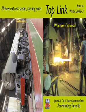 Fillable Online The A1 Steam Locomotive TrustNine years ago today ...