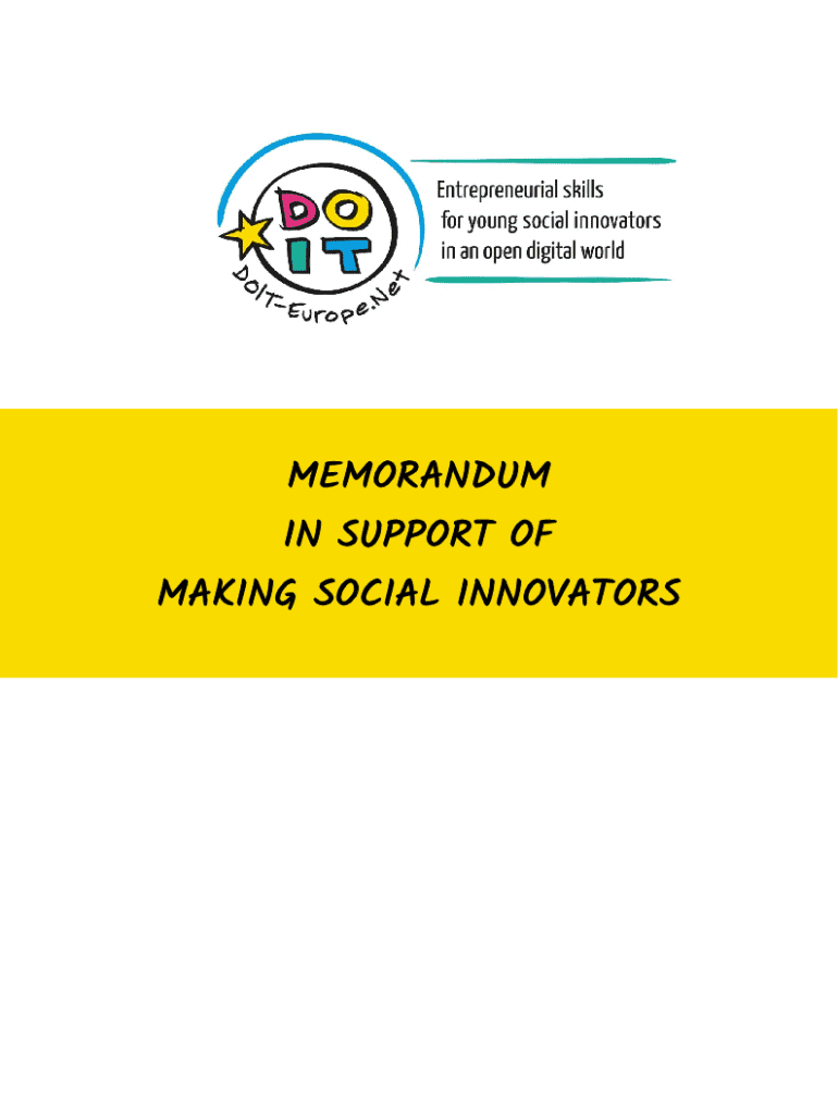 Fillable Online Encourage young learners to become creative social innovators Fax Email Print ...