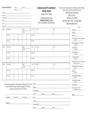 Fillable Online 2024 HORSEBACK RIDING CAMP REGISTRATION FORM Fax Email ...