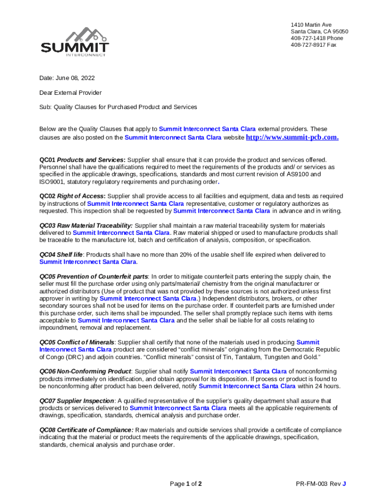 Clause 8.4 Externally Provided Products and Services explained Doc Template | pdfFiller