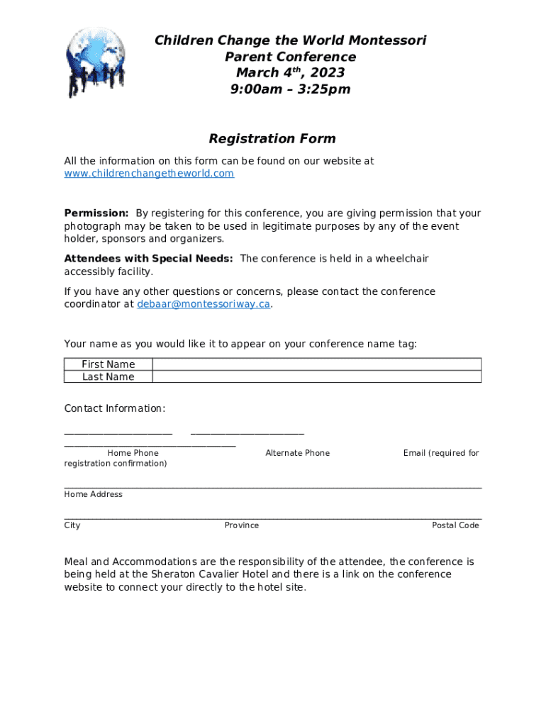 World's Largest Montessori Conference Comes to Orlando ... Doc Template ...