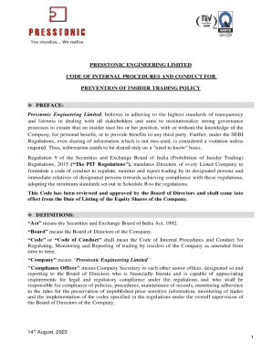 Fillable Online PRESSTONIC ENGINEERING LIMITED Fax Email Print - pdfFiller