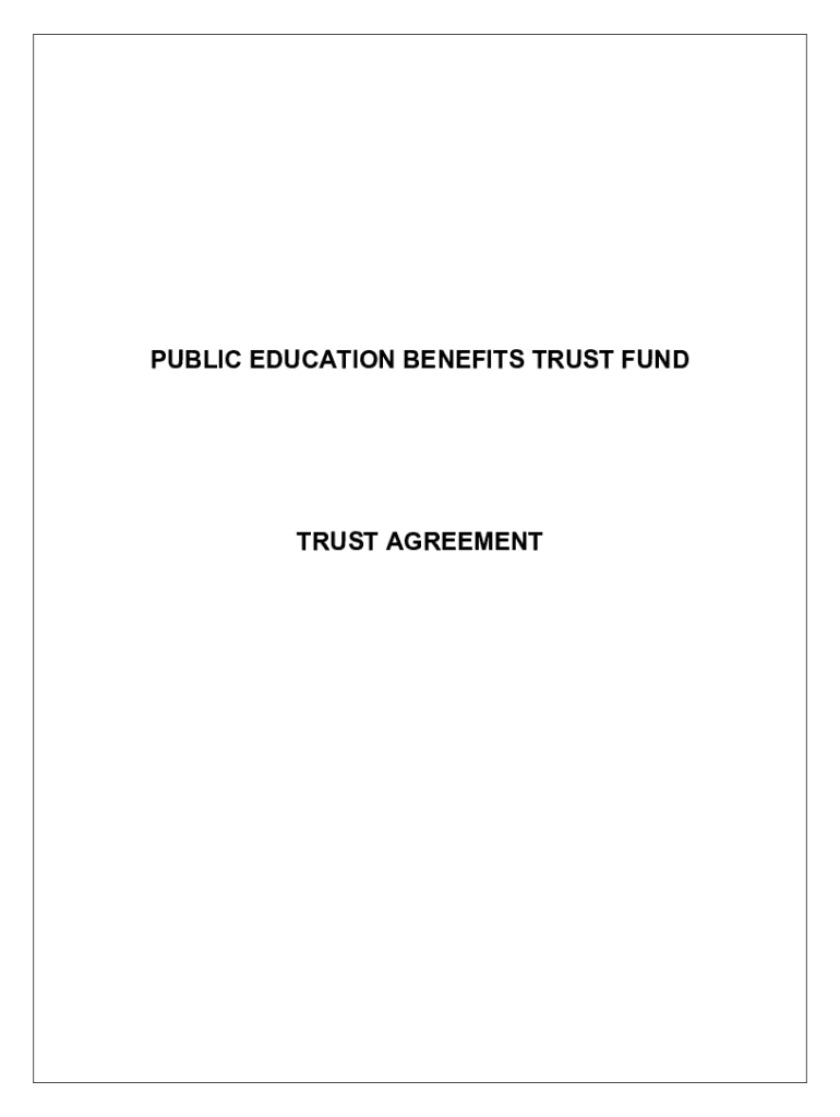 Fillable Online Public Education Benefits Trust (PEBT Sample Clauses ...