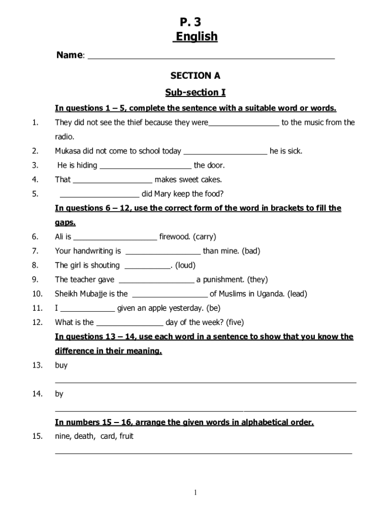 Fillable Online What are 20 sentences using the articles a, an, and the? Fax Email Print - pdfFiller