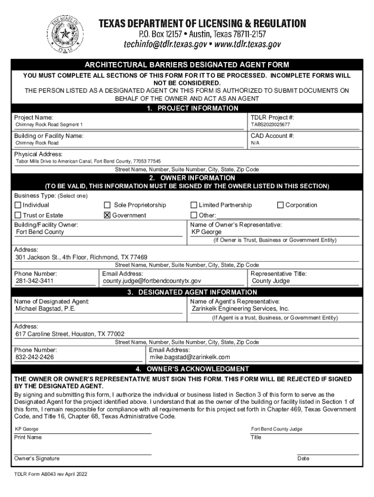 Fillable Online Designated Agent License Application - TN Real Estate ...