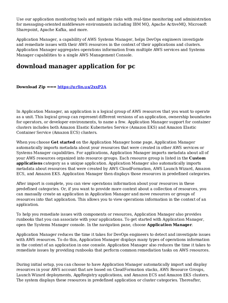 Fillable Online Download Manager Application For Pc Fax Email Print - pdfFiller