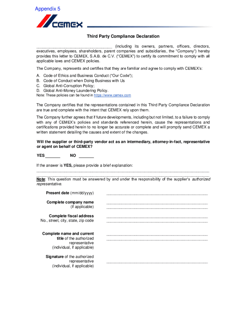 Fillable Online Alliance Parent, Inc. Corporate Integrity Agreement Fax ...