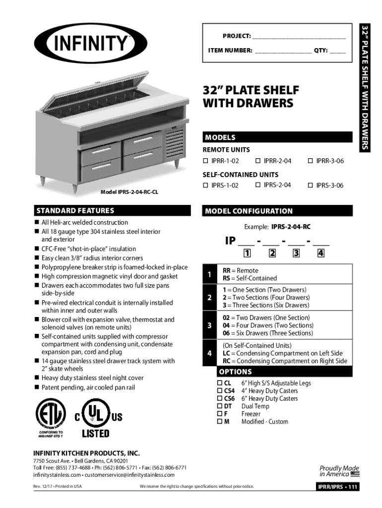 Fillable Online Front Mounted 5-sided Stainless Steel Combination Unit Fax Email Print - pdfFiller