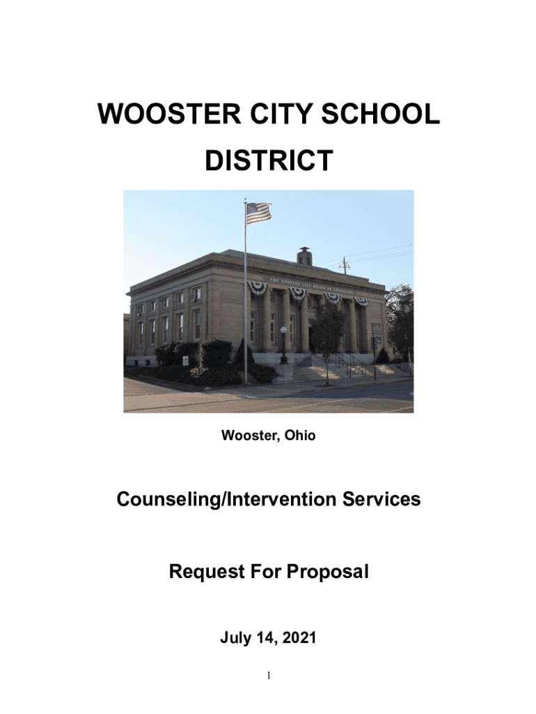 Fillable Online Wooster City Schools back to school plan, district ...