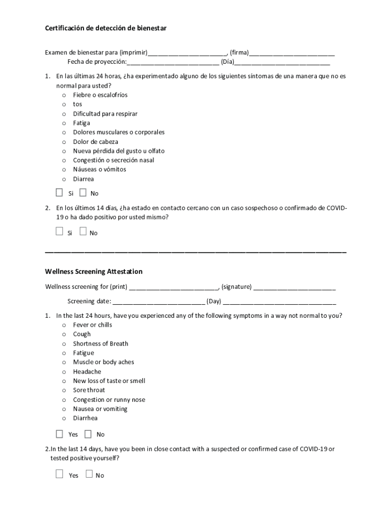 Completable En línea attestation form for electronic health record (ehr ...