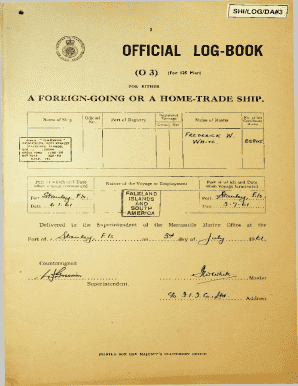 Fillable Online OFFICIAL LOG-BOOK Fax Email Print - pdfFiller