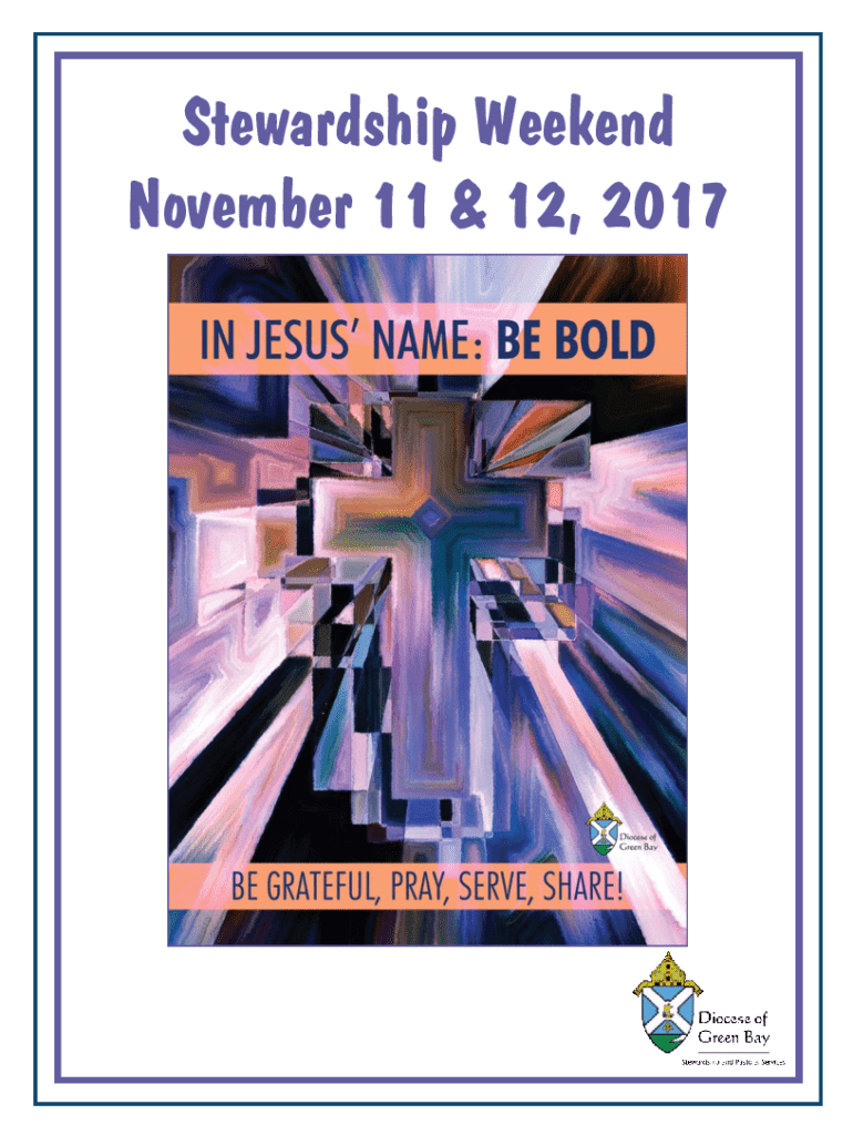 Fillable Online Celebrating Stewardship Sunday Prayers of the Faithful ...