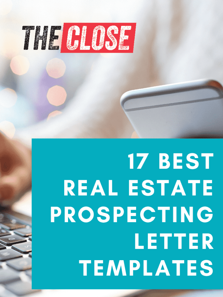 Fillable Online 9 real estate prospecting letter templates that ...