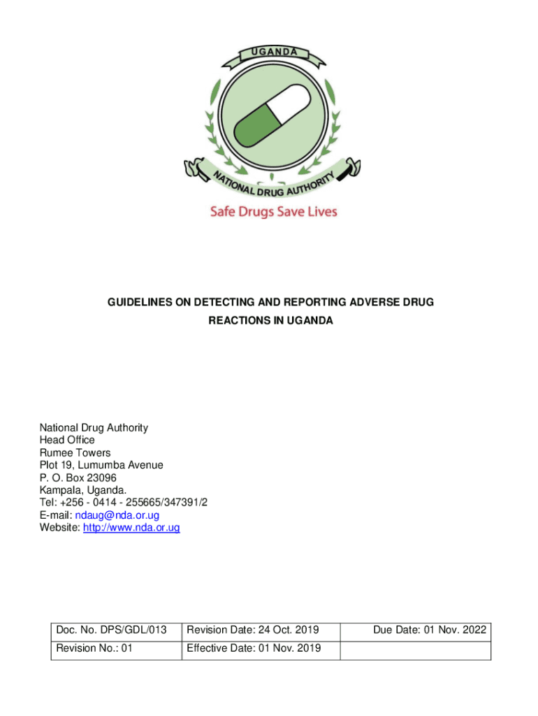 Fillable Online Guidelines on submitting periodic safety update report ...