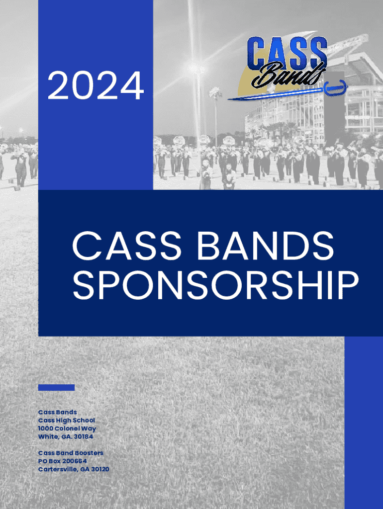 Fillable Online Cass High School Band Events and Tickets by GoFan Fax ...