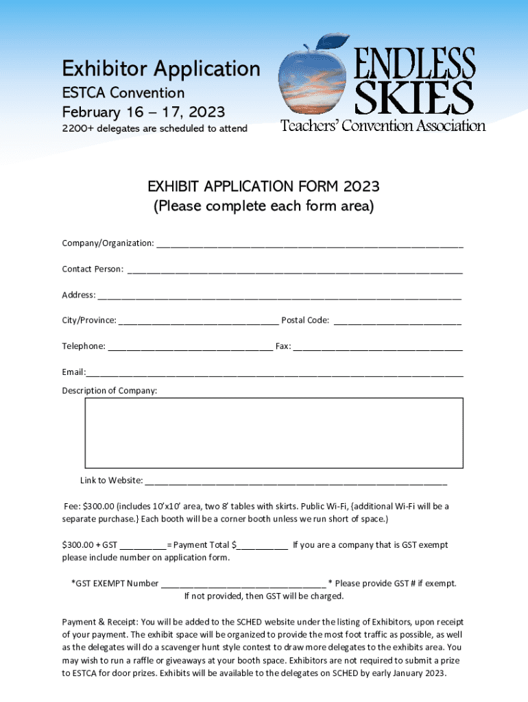 Fillable Online Exhibitor Submit Registration Form Fax Email Print - pdfFiller