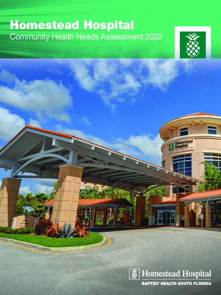 Fillable Online Homestead Hospital - Community Health Needs Assessment ...