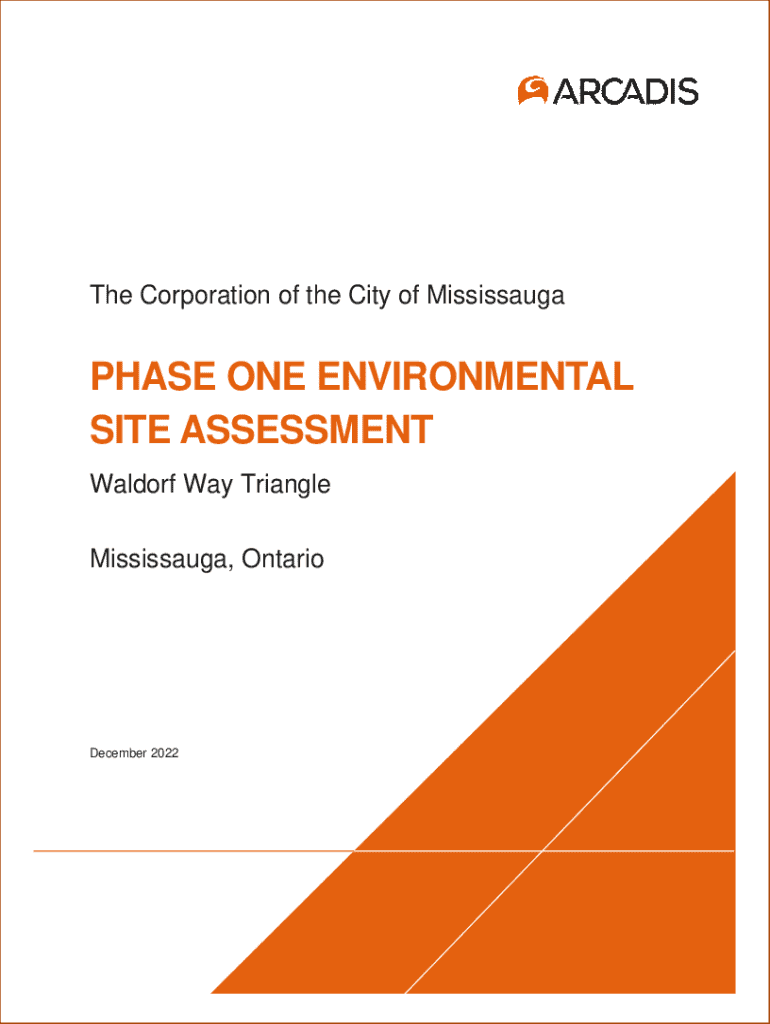 Fillable Online Waldorf Way Triangle Phase 1 Environmental Site Assessment. Waldorf Way Triangle ...