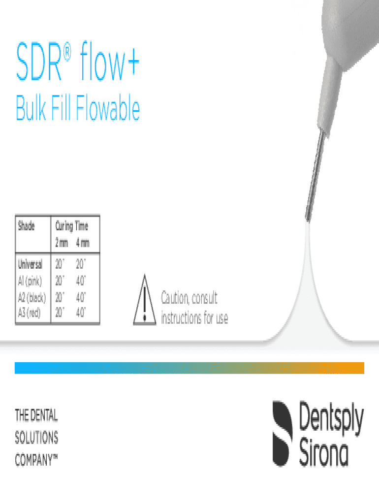 Fillable Online SureFil SDR Flow + Bulk Fill Flowable, Universal Fax ...
