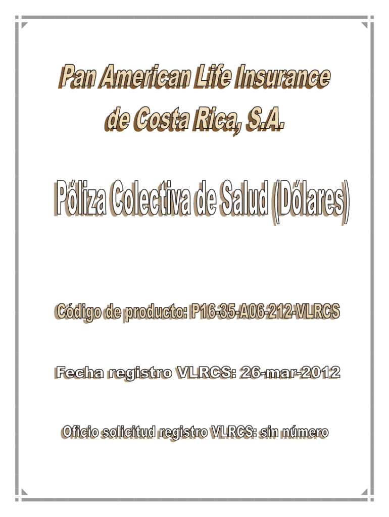 Completable En línea Condiciones Generales Pliza Colectiva de Salud ...