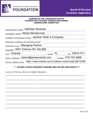 Fillable Online Adrian Muhammad Fax Email Print - pdfFiller
