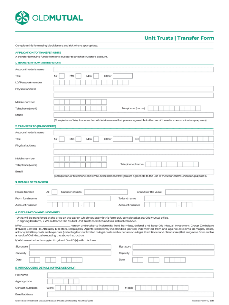 Fillable Online How to Fill Out a Transfer FormStep-By-StepLearn Fax ...
