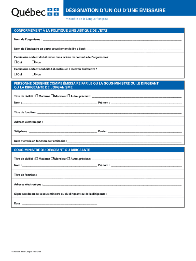 Remplissable En Ligne Politique linguistique de l'tat et directive ...