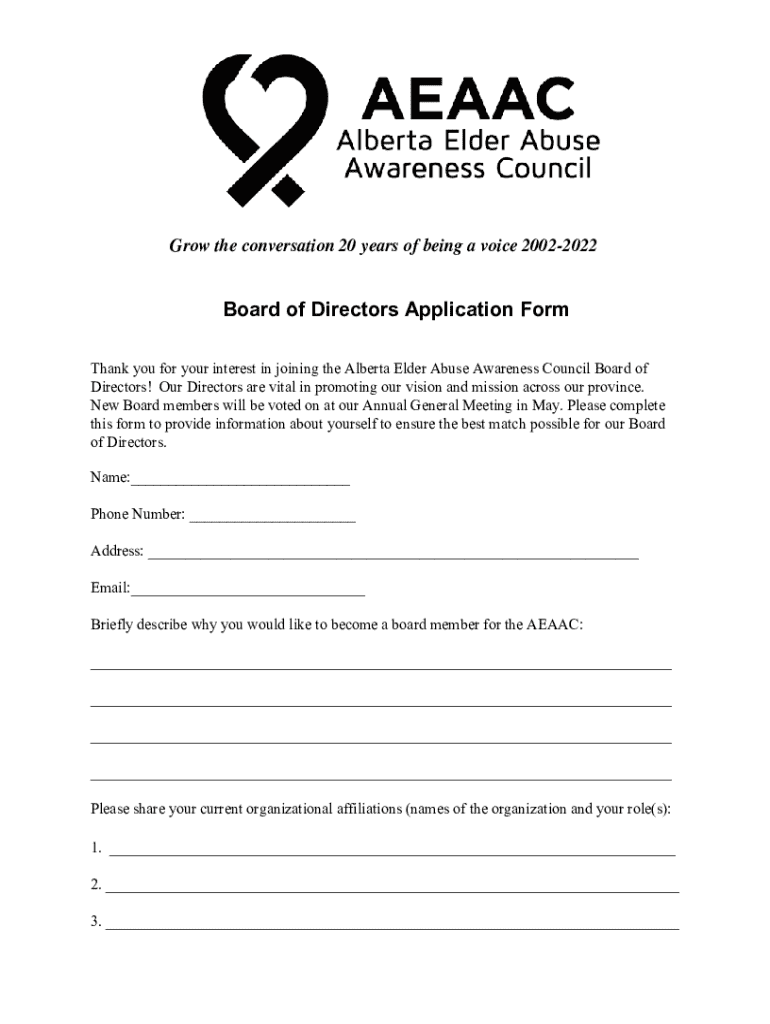 Fillable Online the World Elder Abuse Awareness Day (WEAAD) Toolkit Fax ...