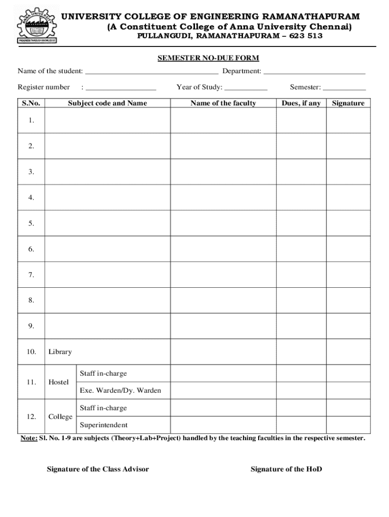 Fillable Online 600 025 NO DUES CERTIFICATE Fax Email Print - pdfFiller