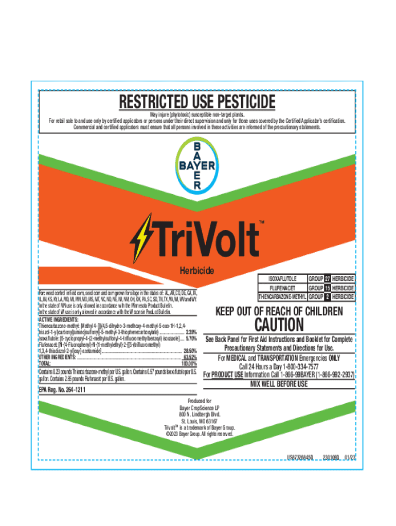 Fillable Online CAUTION RESTRICTED USE PESTICIDE Fax Email Print ...